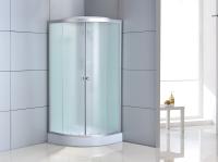 China Aluminum Frame 2-Sided Glass Shower Enclosure 4mm 31x31x85 Inch with CE ISO ROHS Certification for sale