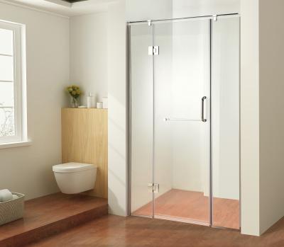 China Modular Prefab Bathroom Shower Enclosures 800×800×1900mm & 900×900×1900mm with 6mm Tempered Glass and Black Aluminum Frame for sale