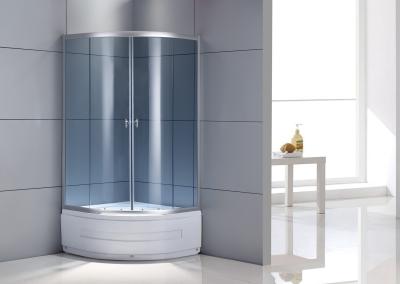 China 4mm Corner Quadrant Shower Enclosure 800×800×2000mm with 6mm Tempered Glass and Aluminum Frame for sale