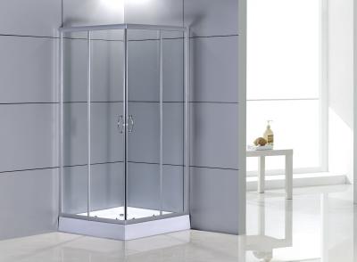 China Sliding Shower Cubicle 800x800x1950mm with 6mm Tempered Glass and Aluminum Frame - Custom Sizes Available for sale
