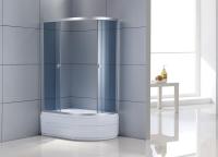 China Aluminum Frame Self Contained Shower Cubicle 1200×800×1960mm with 4mm Tempered Glass for Small Bathrooms for sale
