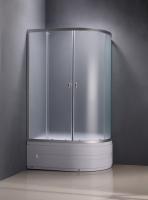 China 4mm Self Contained Shower Cubicle 1200mm×800mm×1960mm with Aluminum Frame and Tempered Glass for sale