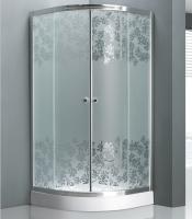 China 5mm Corner Self Contained Electric Shower Pods Clear Glass for sale