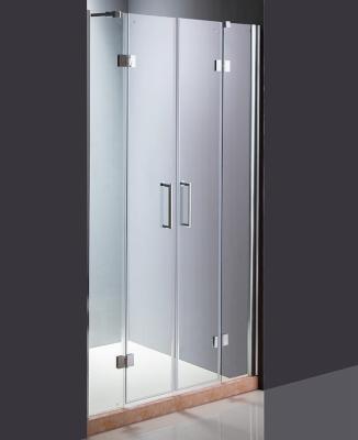 China Tempered Glass Corner Shower Enclosure 6mm Safety Glass 800×800×1900mm Sliding Door Black Aluminum Frame for sale