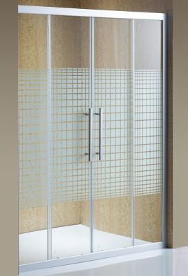 China ADL-8V03 Compact Shower Cubicle 800×800×1900mm Sliding Door with 6mm Tempered Glass for Apartments and Hotels for sale