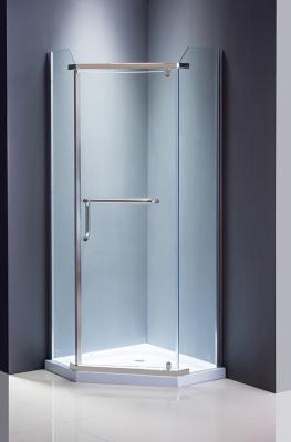 China Sliding Self Contained Shower Cubicle with 6mm Tempered Glass and 1-1.2mm Aluminum Frame - 800x800x2000mm to 1000x1000x2000mm for sale