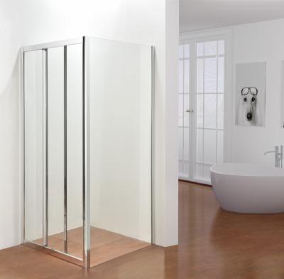 China 900x900x1900mm Frameless Shower Enclosure with 6mm Tempered Glass and 1-1.2mm Aluminum Frame for sale