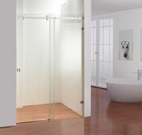 China 6mm Tempered Glass Frameless Shower Enclosure 800×800×1900mm with 1-1.2mm Aluminum Frame Sliding Door for sale