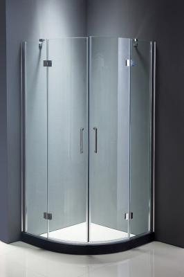China Round Glass Curved Corner Shower Unit 800x800x1900mm with 6mm Tempered Safety Glass and Sliding Door for sale
