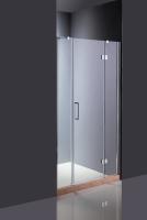 China Frameless Corner Shower Enclosure 1000x1900mm with 6mm Tempered Glass and Chrome Aluminum Frame for sale