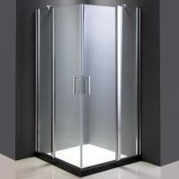 China Corner Shower Cabin with 6mm Tempered Glass and Aluminum Frame - 800×800×1900mm / 900×900×1900mm Sizes for sale