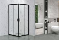 China 800mm Corner Shower Enclosure with 1-1.2mm Aluminum Frame and 6mm Tempered Glass - Sliding Door Design for sale