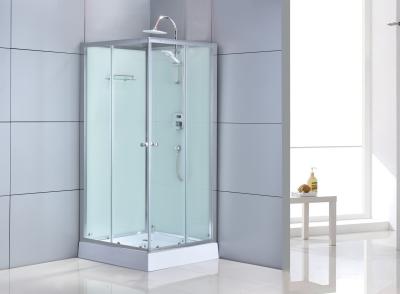 China Aluminium Frame Square Shower Enclosure 6mm Tempered Glass 900x900x1900mm Sliding Door for sale
