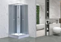 China Aluminum Frame Shower Cubicle 800x800x1900mm with 6mm Tempered Glass and Adjustable Wall Profile for sale