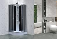 China 31x31x75 Inch Tempered Glass Shower Cubicle with 6mm Safety Glass and Sliding Doors for sale