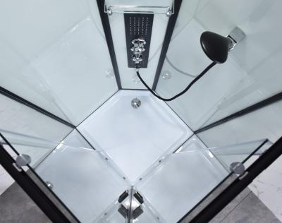 China 1-1.2mm Self Contained Shower Cubicle 1000x1000x1950mm with 6mm Tempered Glass and Sliding Door for sale