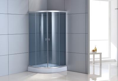 China 4mm Corner Shower Glass Enclosure 900×900×1950mm with Aluminum Frame and Tempered Safety Glass for sale