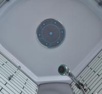 China 6mm Tempered Glass Self Contained Shower Cabin 800x800x1900mm with Sliding Door and Aluminum Frame for sale