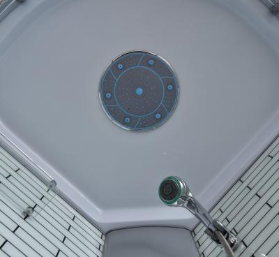 China 6mm Tempered Glass Self Contained Shower Cabin 800x800x1900mm with Sliding Door and Aluminum Frame for sale