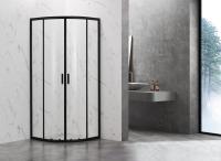 China Acrylic Tray Square Shower Enclosure 900x900x1900mm with 6mm Tempered Glass and Sliding Door for sale