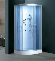 China Sliding Door Shower Enclosure 4mm Tempered Glass 80x80x215cm ABS Frame for sale