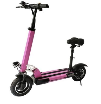 China 500W Electric Scooter 48V 10 Inch Tire Adult Commuter with Seat CE Certified for sale