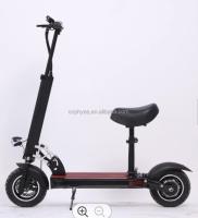 China 500W Electric Scooter 48V 10 Inch Tire Adult Commuter with Seat CE Certified for sale