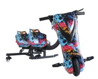 China Electric Drift Trike 250W 36V 3 Wheel Drifting Scooter with Double Seat and Bluetooth for sale