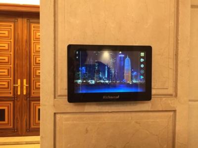 China Wall mounting touch screen tablet pc with POE and RS485 for smart building automation for sale
