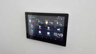 China RS232 RS485 Android POE powered  tablet pc with Temperature sensor for heating and cooling system for sale