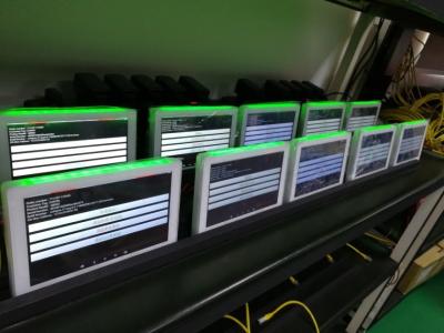 China Meeting Room Scheduler Wall Mount POE Android Touch tablet with RGB LED Light for sale