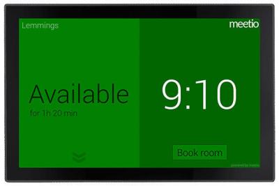 China 10.1 Inch Wall Mounted Tablet Room Scheduling Tool For Healthcare Clinics for sale