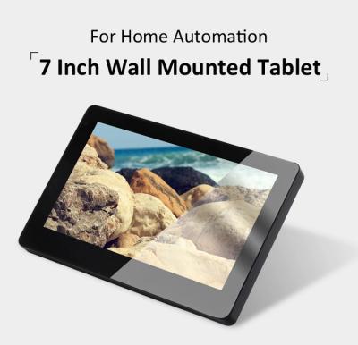 China 7 Inch Wall Mounted Poe Android Tablet With POE Power And Rooted Android OS for sale