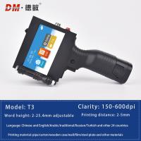 China New T3 Production Date Carton Packaging Bag Small Dtf Printer Smart Handheld Inkjet Printer for Metal Steel Paper Garment Coding for sale