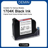 China Demin 1704K Inkjet Printer Half Inch Ink Cartridge No Plug Quick Drying Universal Printer Production Date Ink for sale