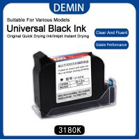 China Demin 3180K Ink Cartridge 12.7mm Inkjet Black High Adhesion Ink Non-fading Fast Drying Printer Ink Used for Inkjet Printer for sale