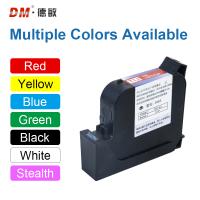 China 308S Demin 6 Colors Ink Cartridge of Tij Printer Fast Dry Ink 42ml for Handheld Printer Universal Toner Cartridges for 25.4mm for sale