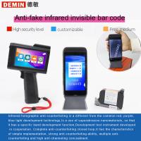 China New Small Automatic Coding Machine Anti-Fake Infrared Invisible Bar Code Inkjet Printer for Protecting Product Codes Chain Goods for sale