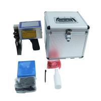 China Production Date Coding Cable Manual White Ink Coding Machine Handheld Intelligent Inkjet Printer for T-Shirt Packaging for sale