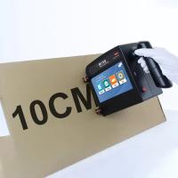 China 10cm Large Format Printer for Carton Sign Text Brand LOGO Printing Handheld Inkjet Printer for Plank Test Batch Number Print for sale