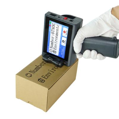 China DEMIN T10 Handheld Inkjet Printer Production Date Two-Dimensional Code Logo Printer Packaging Bag Plastic Bottle Inkjet Printer for sale