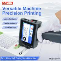 China DEMIN T10 Handheld Inkjet Printer Production Date Two-Dimensional Code Logo Printer Packaging Bag Plastic Bottle Inkjet Printer for sale