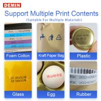 China DEMIN T10 Handheld Inkjet Printer Production Date Two-Dimensional Code Logo Printer Packaging Bag Plastic Bottle Inkjet Printer for sale