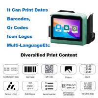 China Small Printer Mini  Hand Held Dtg  Printer  Automatic Batch Number Qr Code Carton Coding Machine Bottle Date Printing Machine for sale