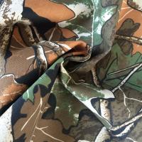 China TC Twill Camouflage Fabric 21x21 Yarn 195 GSM Custom Printed Design for Hunting Coats for sale
