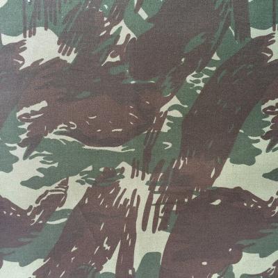 China CVC Twill Camo Combat Uniform Fabric 60/40 Cotton Polyester 240GSM 58-59