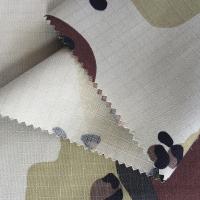 China 100% Cotton Camouflage Ripstop Fabric - 215 gsm Weight, 58/59
