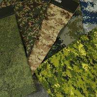 China Ripstop Camo Fabric with Colorfastness 4 Wash Rating and 1-2% Shrinkage - Lightweight Abrasion Resistant Military Textile for sale