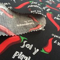 China T80/C20 Custom Printed Woven Fabric for Chef Uniforms 150cm Width 195gsm Weight for sale