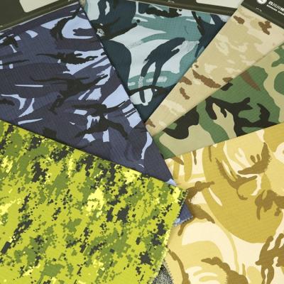 China 220gsm Camouflage Ripstop Fabric 58/59